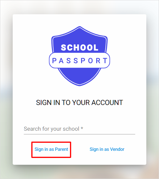 Sign in to Parent Portal