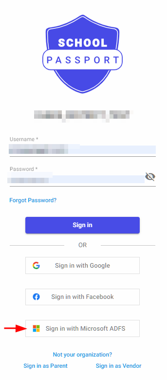Login with ADFS