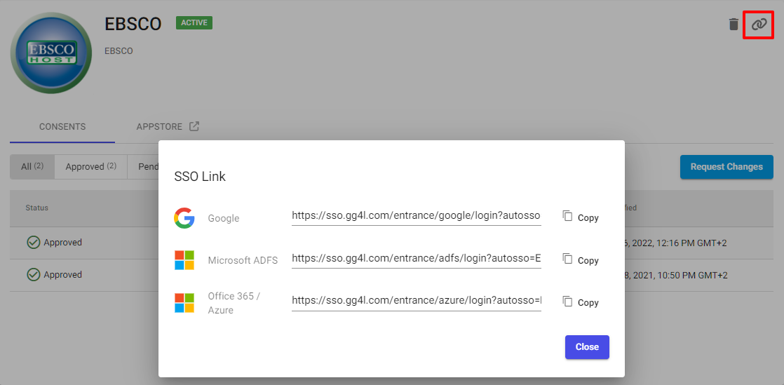 Use SSO Links to Authomate District Users' Access