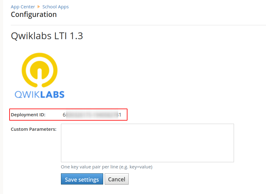 Schoology - Qwiklabs Integration over LTI Advantage