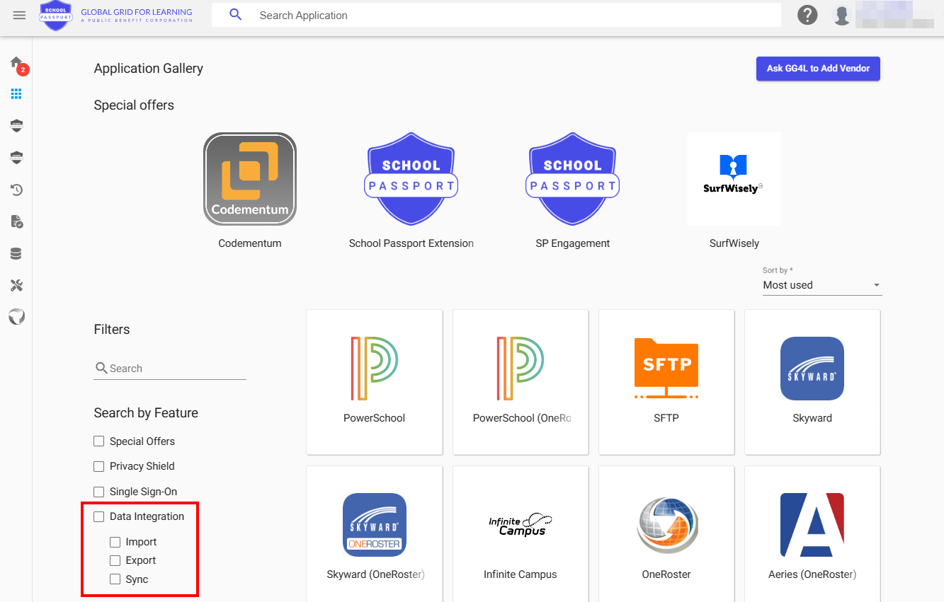 Which types of apps are supported by SchoolDay?