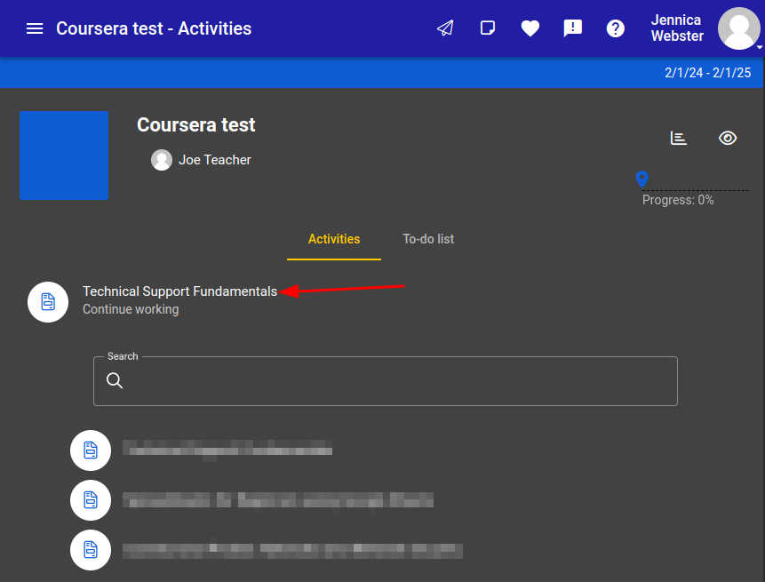How to access Coursera Course from Buzz LMS